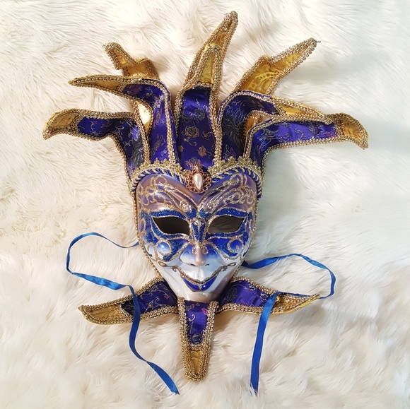 Venitian Jester mask | Accessories | Masquerade Jester Mask | Poshmark